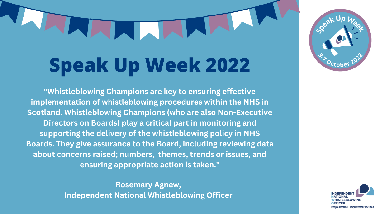 Speak Up Week 2022: Spotlight on Whistleblowing Champions | SPSO